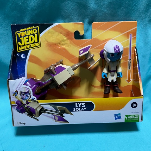Hasbro | Toys | Hasbro Young Jedi Adventures Lys Solay Figure With ...